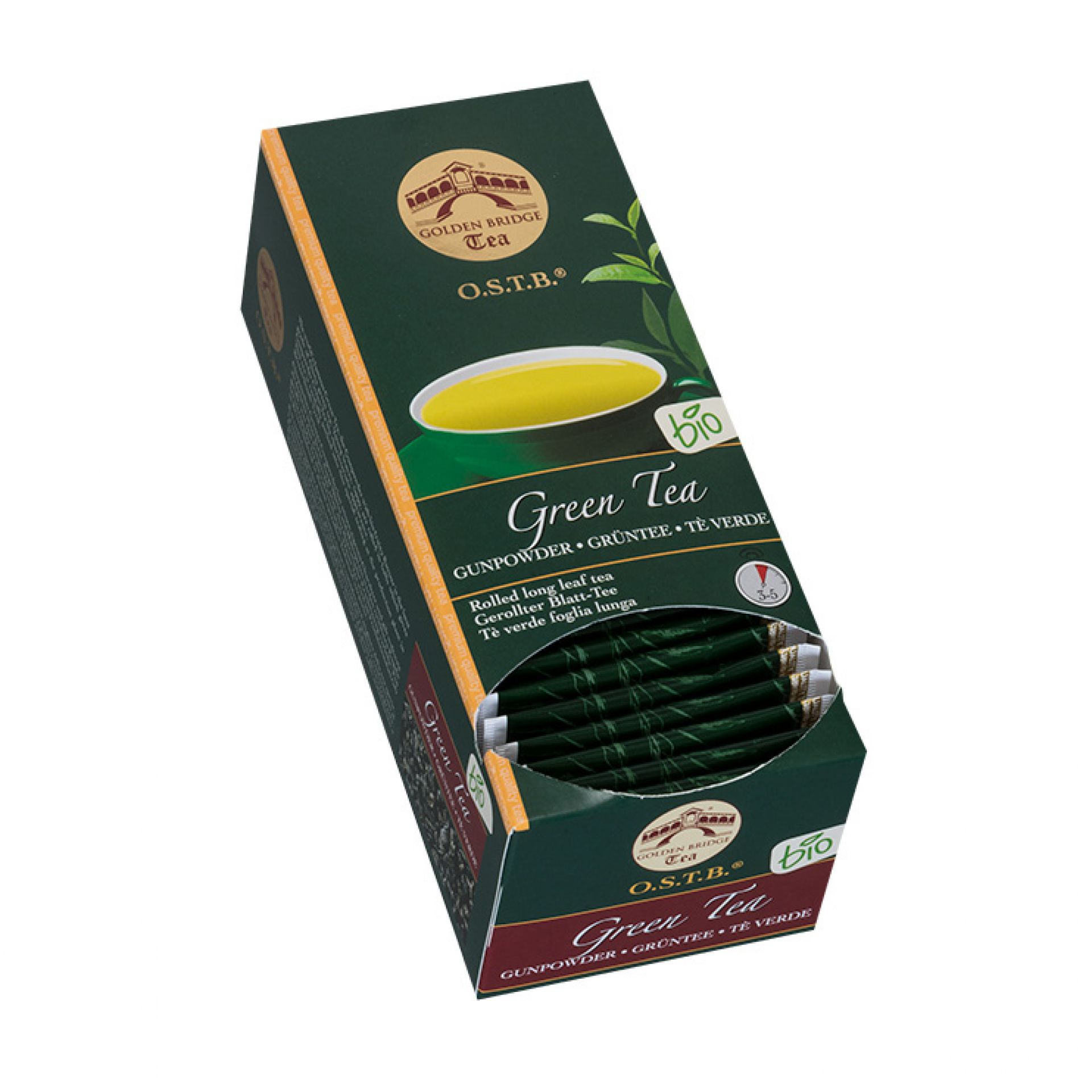 GOLDEN BRIDGE TEA BIO GUNPOWDER GREEN